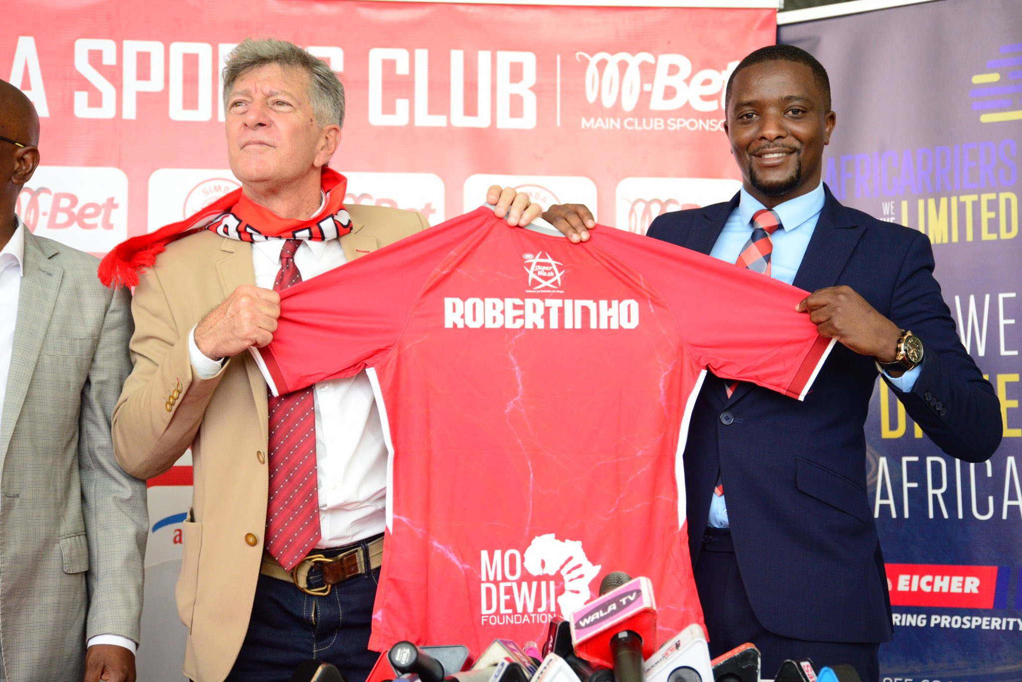 Simba SC unveils Robertinho as new coach - The SportsRole : Sports ...